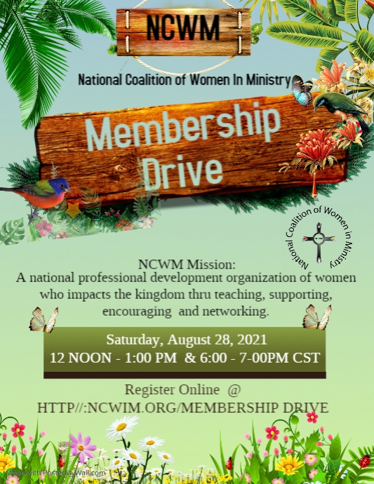 August Membership Drive | PosterMyWall