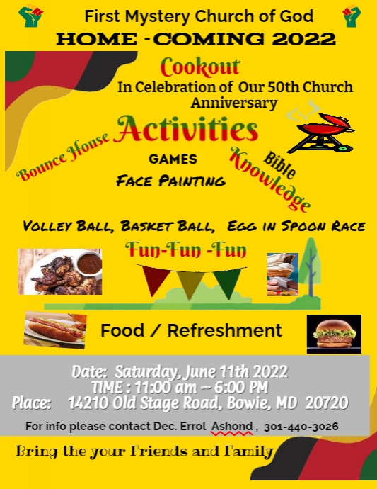 Copy of Copy of Juneteenth Fathers Day Cookout | PosterMyWall