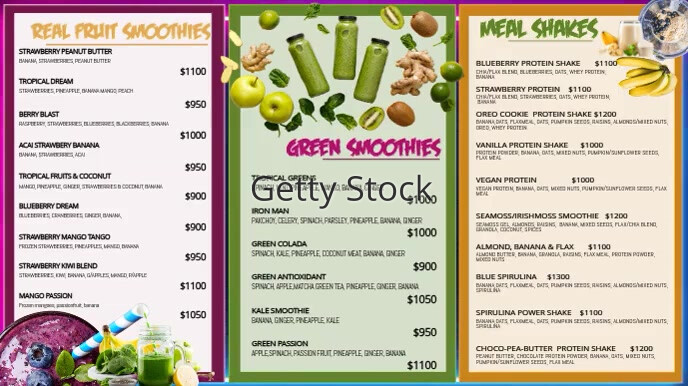 Bar menu template | PosterMyWall