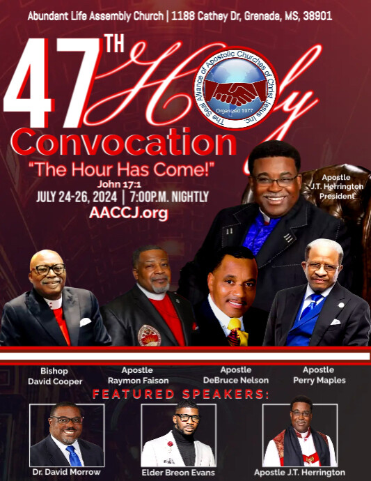 Holy Convocation , apostolic flyer Jurisdicti | PosterMyWall