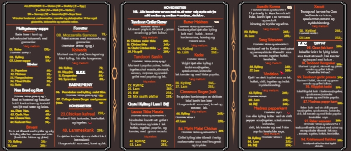 Copy of full final menue | PosterMyWall