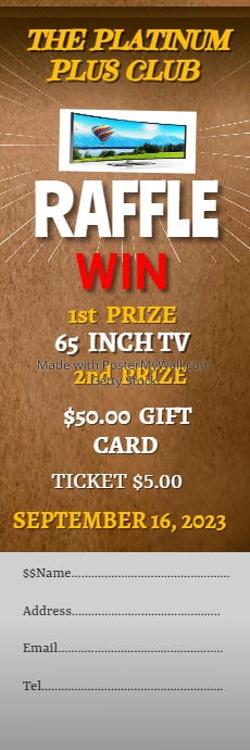Raffle ticket (1) | PosterMyWall