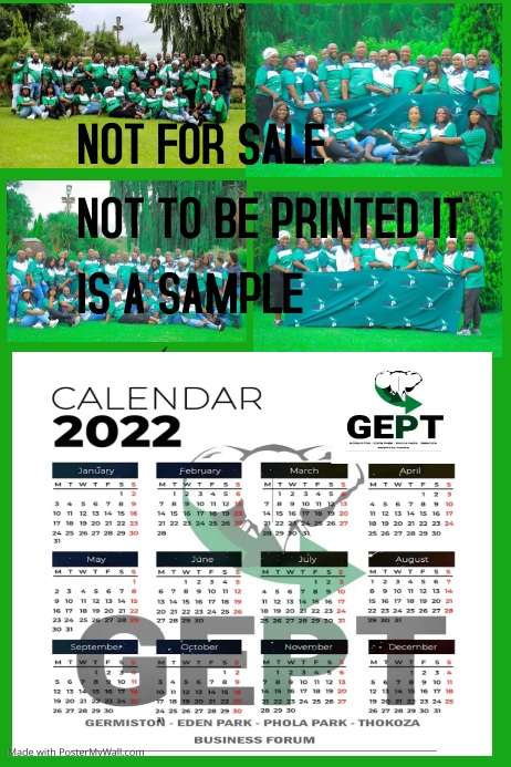 Copy of Calendar 2022 Poster Template | PosterMyWall