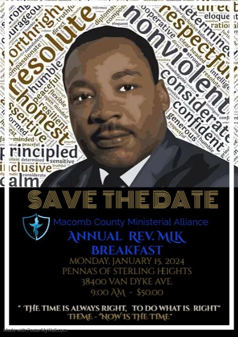 MCMA MLK BREAKFAST | PosterMyWall