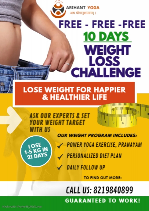 Copy of Copy of Weight Loss Program Flyer | PosterMyWall