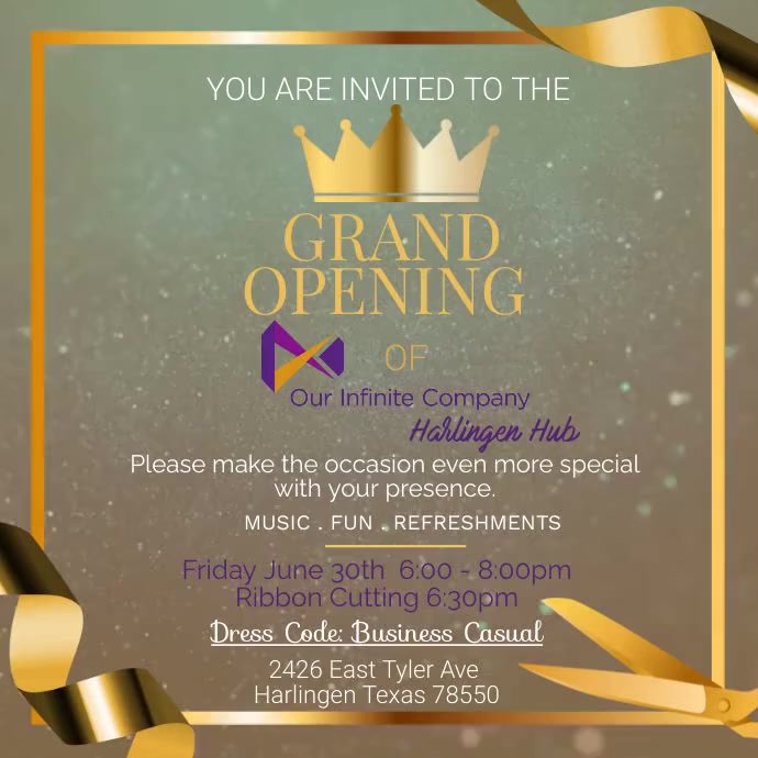 Grand opening Invitation | PosterMyWall