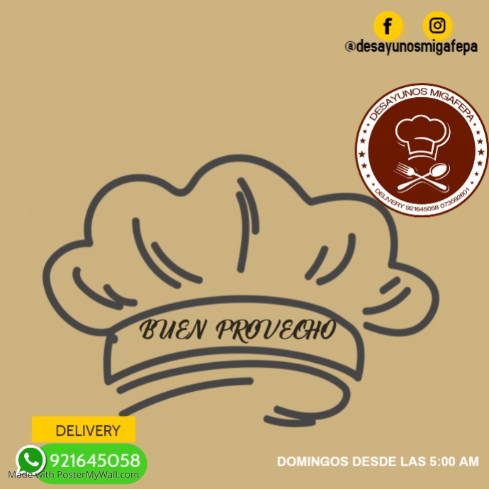 Copia de food | PosterMyWall