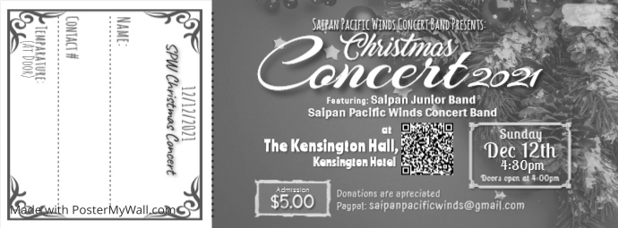 Copy of 2021 SPW Christmas ticket | PosterMyWall