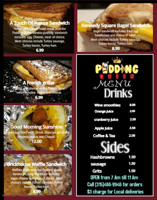 Copy of Menu | PosterMyWall