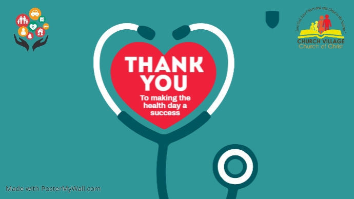 Thank You Healthcare Workers Twitter Post | PosterMyWall