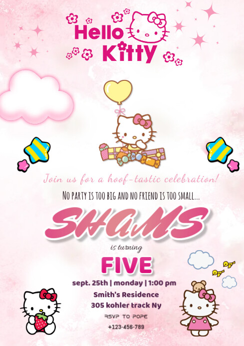 A4 birthday Modelo | PosterMyWall