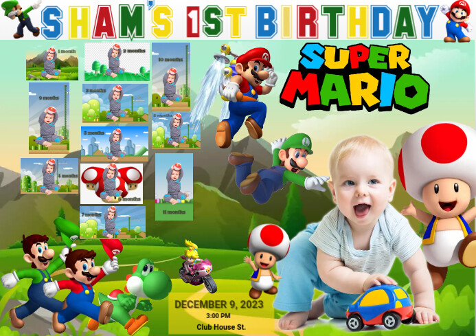 A4 Birthday Template | PosterMyWall