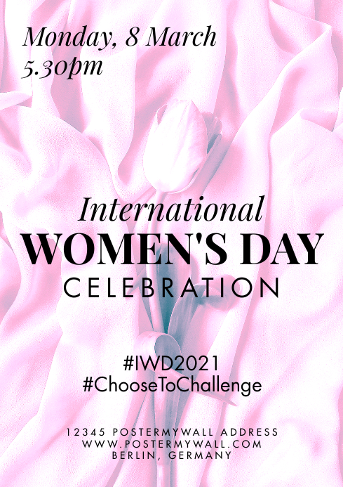 A4 International Women's Day Celebration Template | PosterMyWall