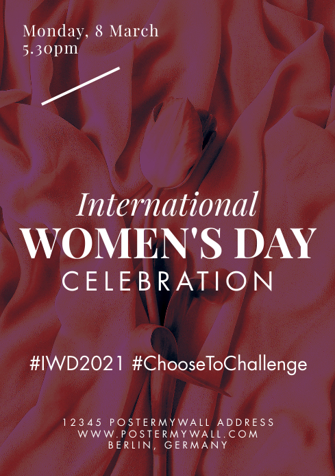 A4 International Women's Day Celebration Template | PosterMyWall