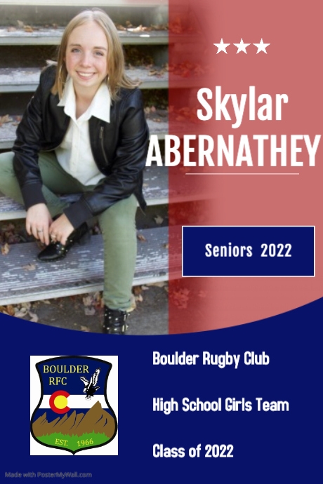 Skylar Senior Poster | PosterMyWall