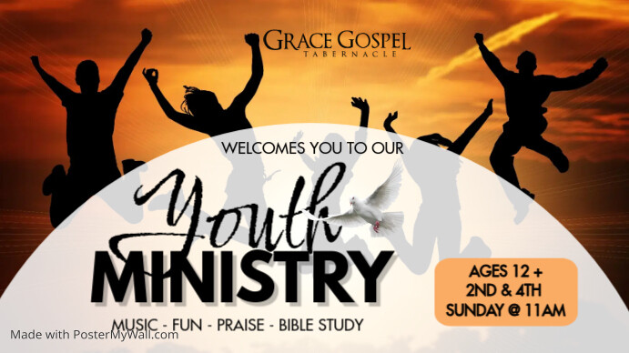 Youth Rally Service | PosterMyWall