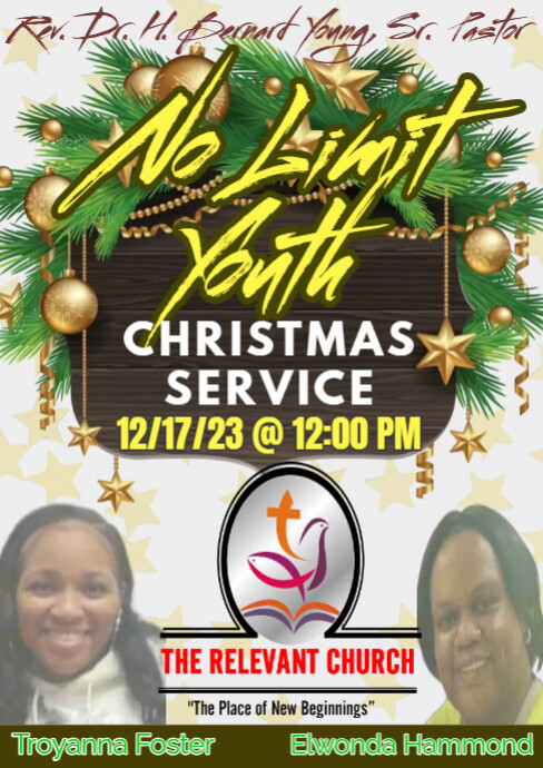Youth Christmas service | PosterMyWall