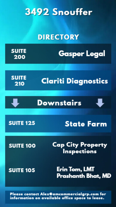 Copy of Copy of Dark Blue Museum Directory | PosterMyWall