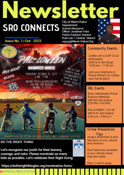 SRO Newsletter (Felix) (1) | PosterMyWall