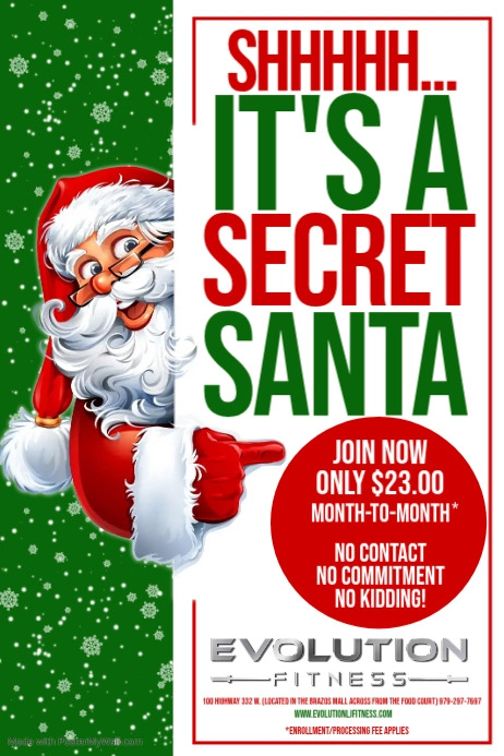 Secret Santa Poster | PosterMyWall