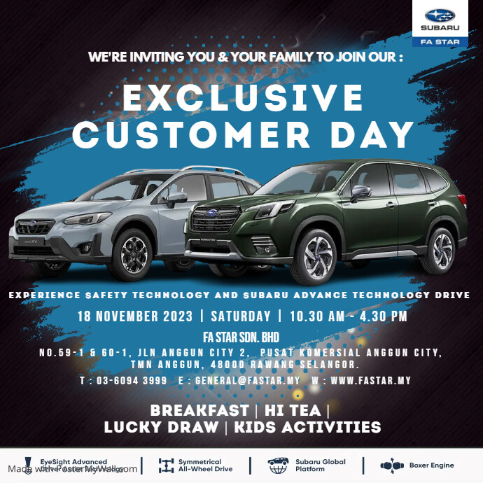 Customer day poster | PosterMyWall