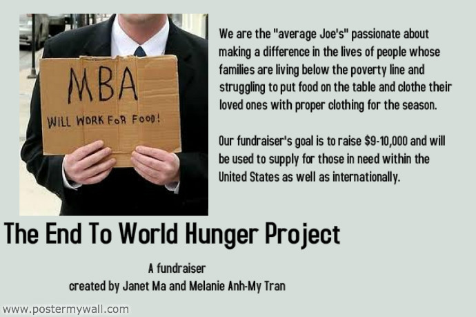 The End to World Hunger Project | PosterMyWall