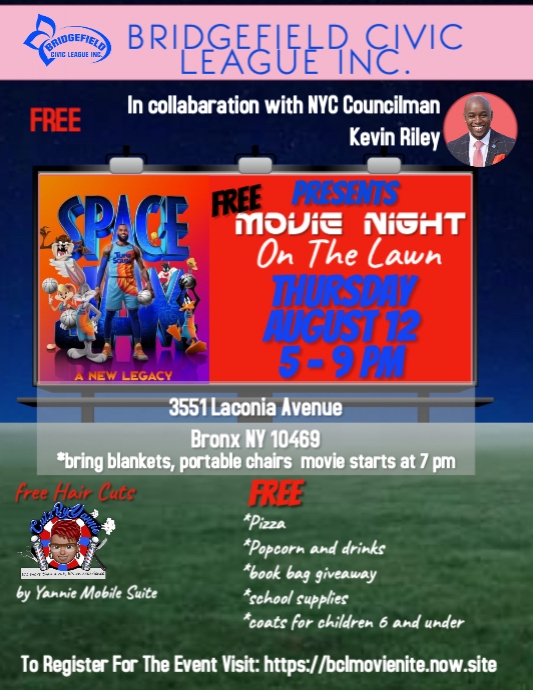 BCL Movie On The Lawn v3 | PosterMyWall