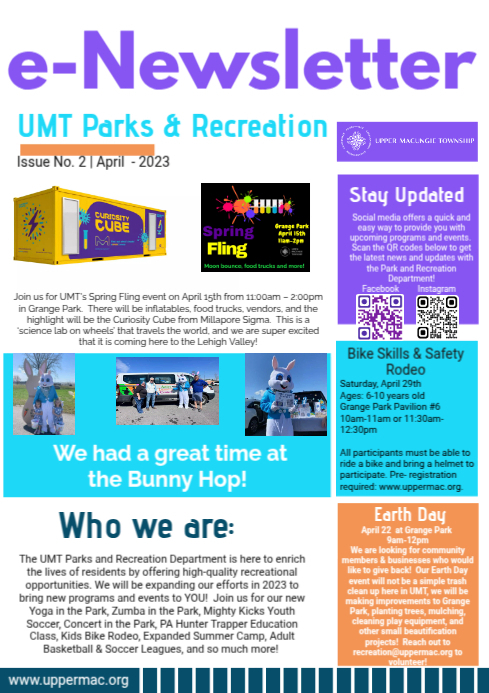 Orange Custom Branded Newsletter Page (1) | PosterMyWall