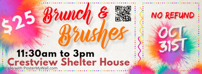 Copy of Holi Festival Ticket Template | PosterMyWall