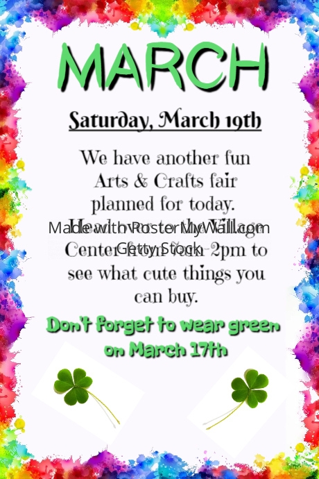 Copy of March Upcoming Events | PosterMyWall