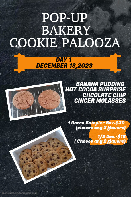 Gingerbread house workshop flyer design | PosterMyWall