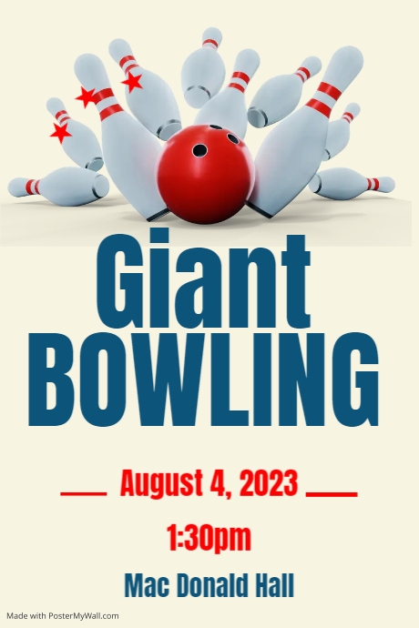 BOWLING POSTER | PosterMyWall