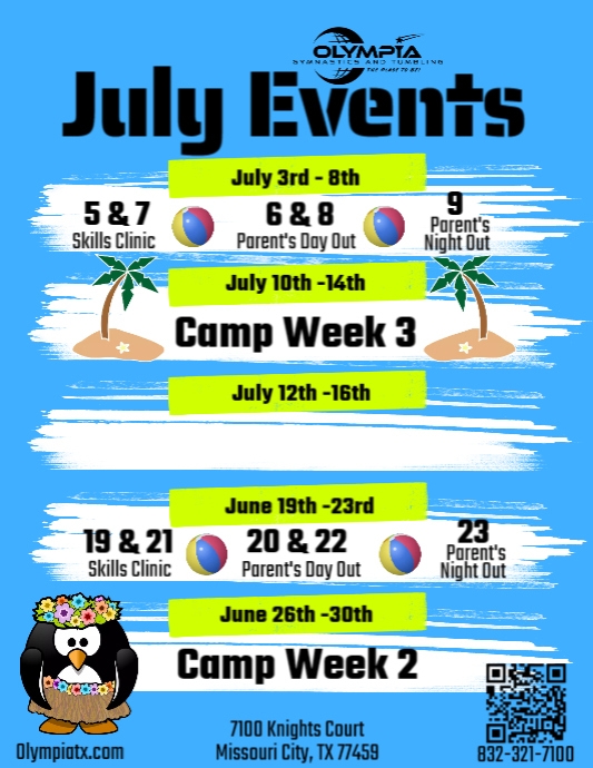July Events | PosterMyWall