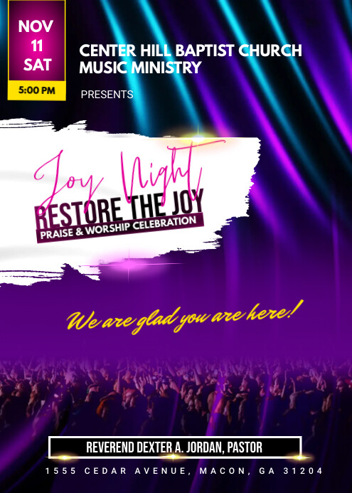 Copy of Joy Night Draft (1) | PosterMyWall