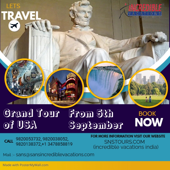 Booking add, tour and travel | PosterMyWall