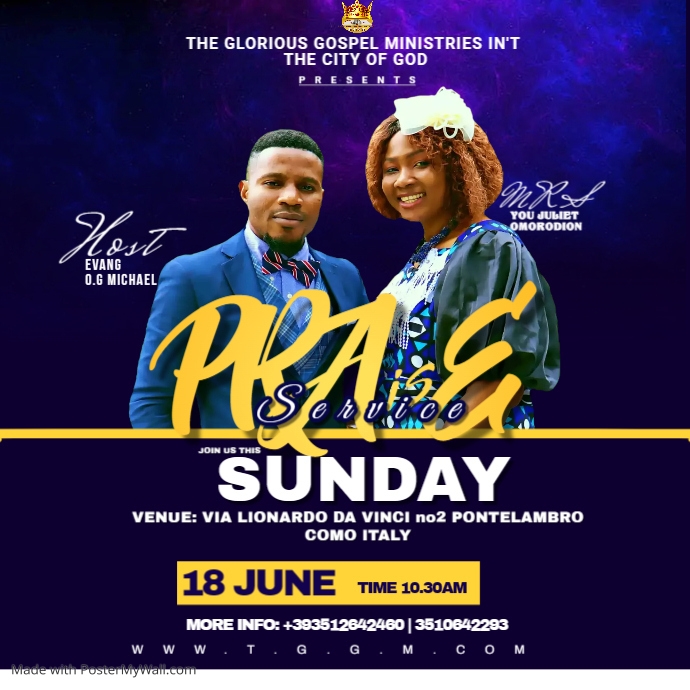 Copy of grace sunday | PosterMyWall