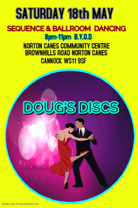 Ballroom Dancing TumbIr Banner | PosterMyWall