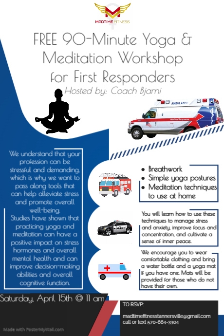 First Responder Flyer 2 | PosterMyWall