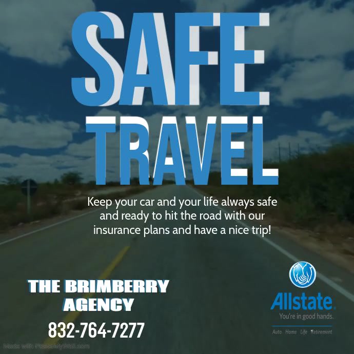 Copy of Copy of Safe Travel Square Ad | PosterMyWall