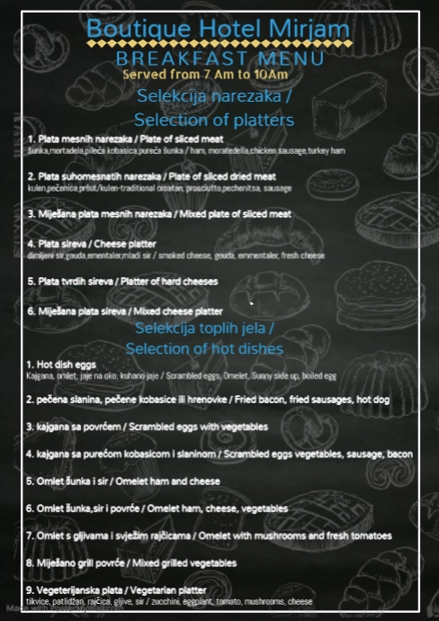 dorucak-meni | PosterMyWall