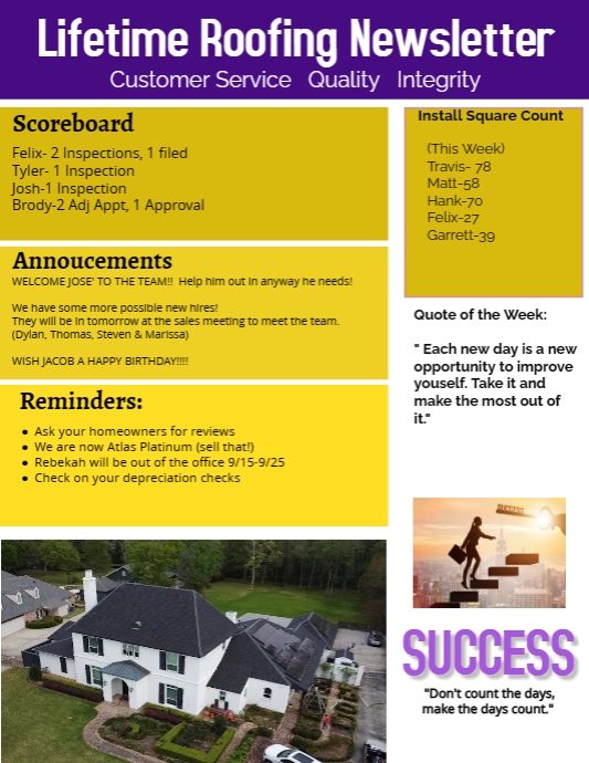 Newsletter Poster Template | PosterMyWall