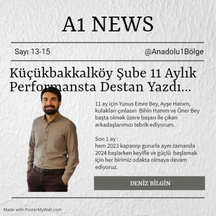 Newspaper Instagram Post Template. | PosterMyWall