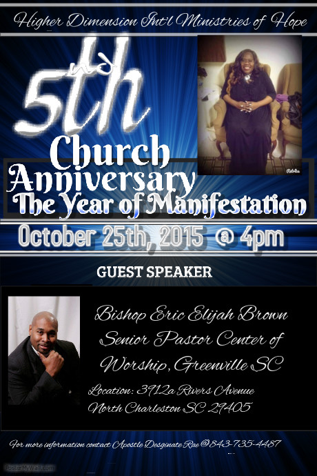 church anniversary | PosterMyWall