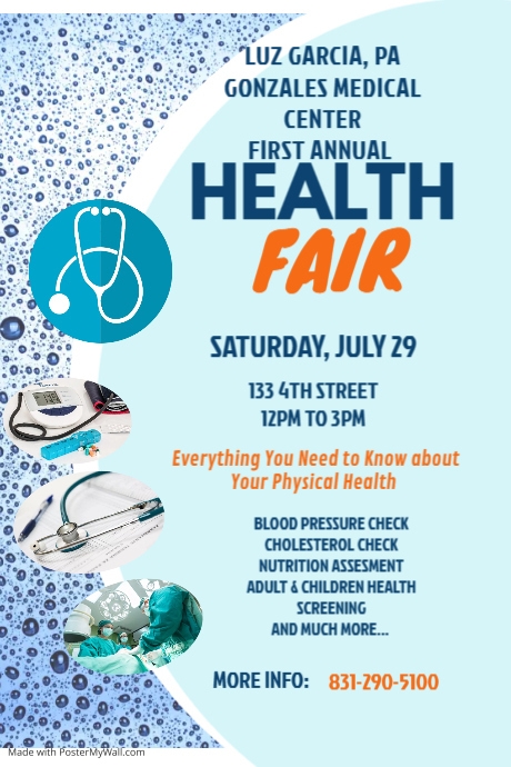 Copy of Health Fair Flyer Template (1) | PosterMyWall