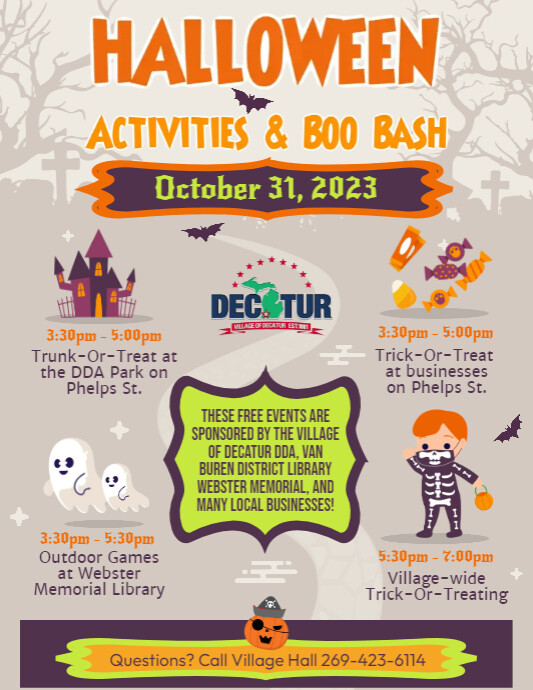 Halloween Activities (1) | PosterMyWall