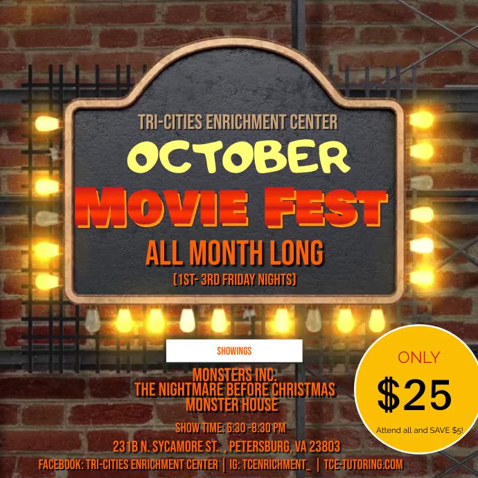 OCT. Movie Fest | PosterMyWall
