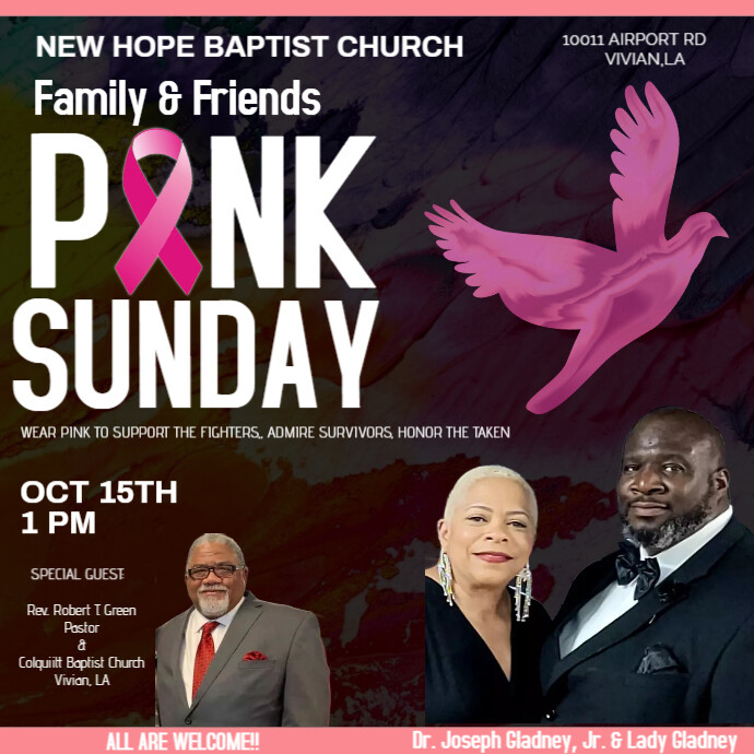 2023 Pink Out Sunday | PosterMyWall