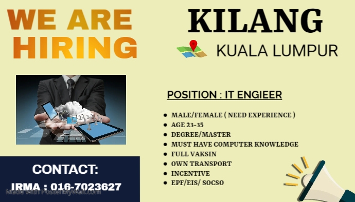 We are Hiring Blog Header Post | PosterMyWall