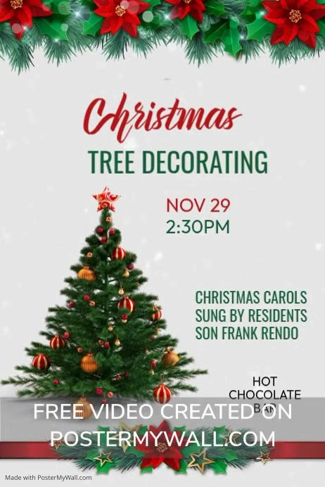 christmas tree festival poster | PosterMyWall