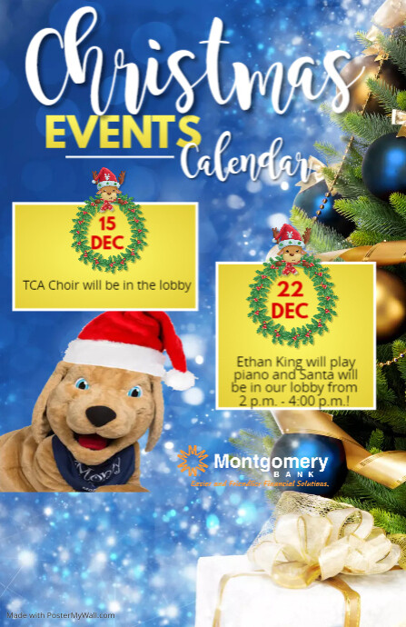 Copy of Christmas, Event Calendar (1) | PosterMyWall
